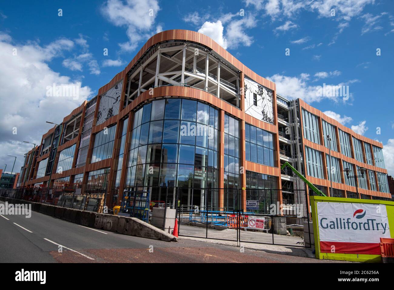 The new Broadmarsh Car Park and Library Development in Nottingham City ...