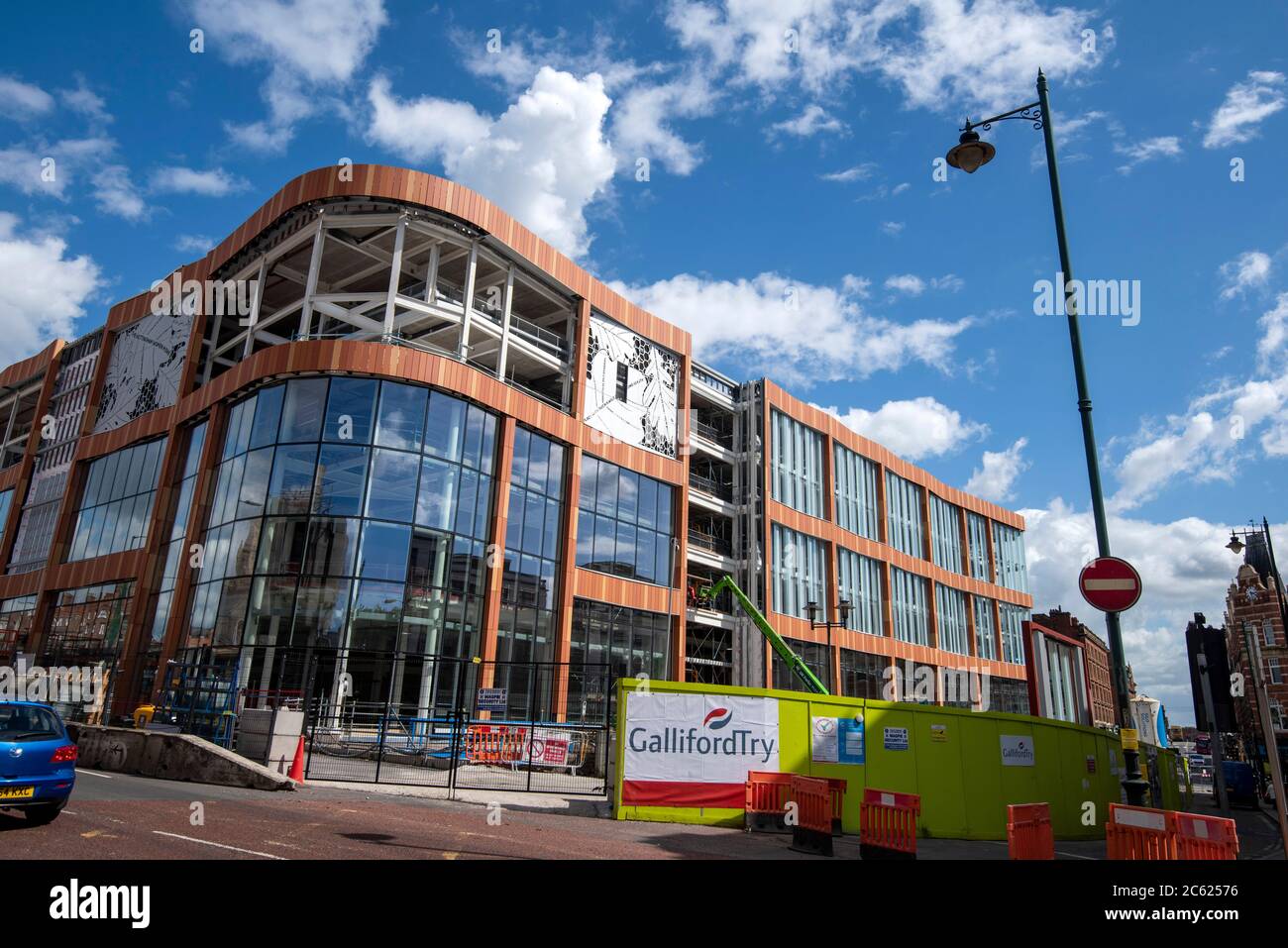 The new Broadmarsh Car Park and Library Development in Nottingham City ...