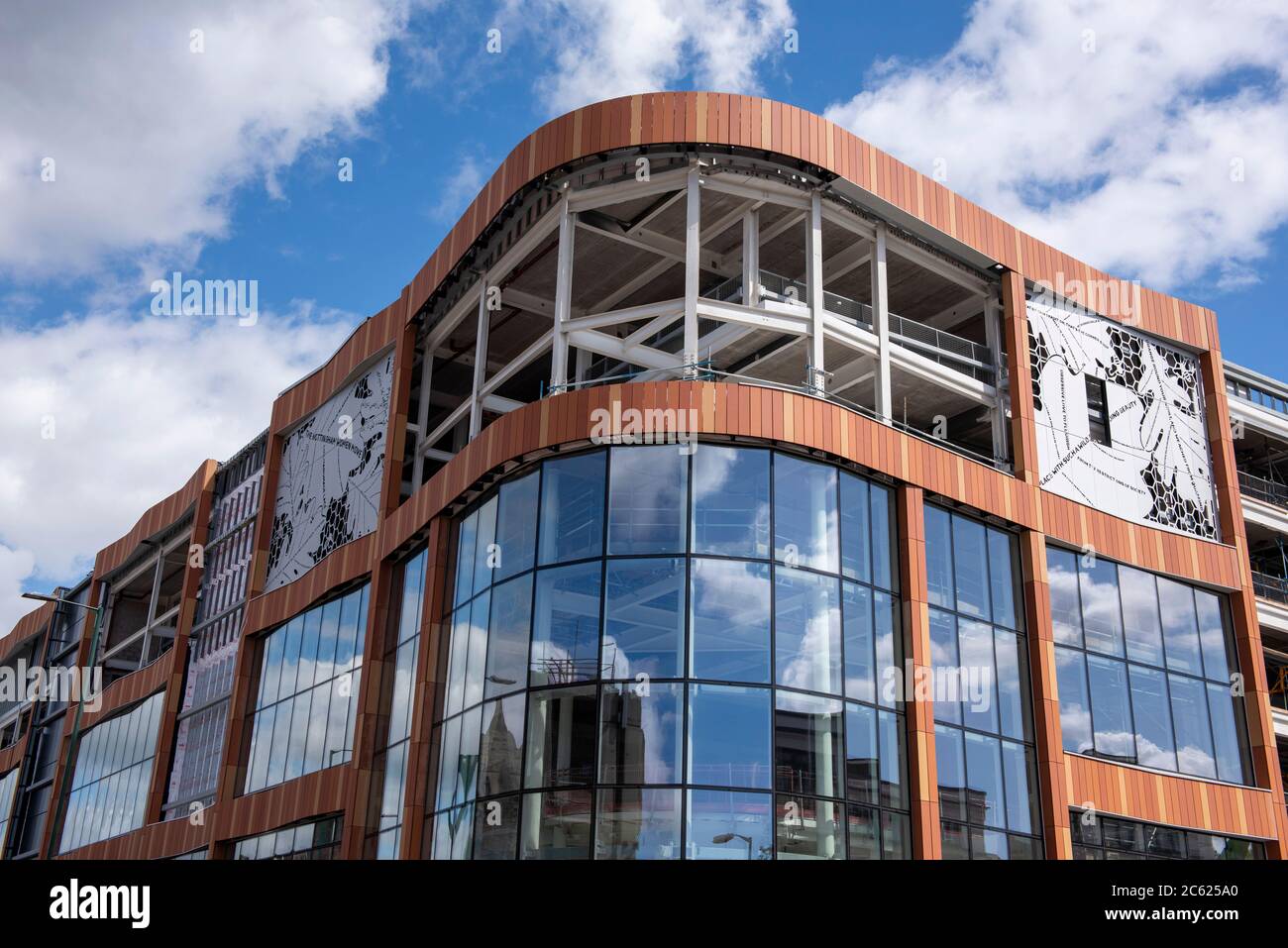 The new Broadmarsh Car Park and Library Development in Nottingham City ...
