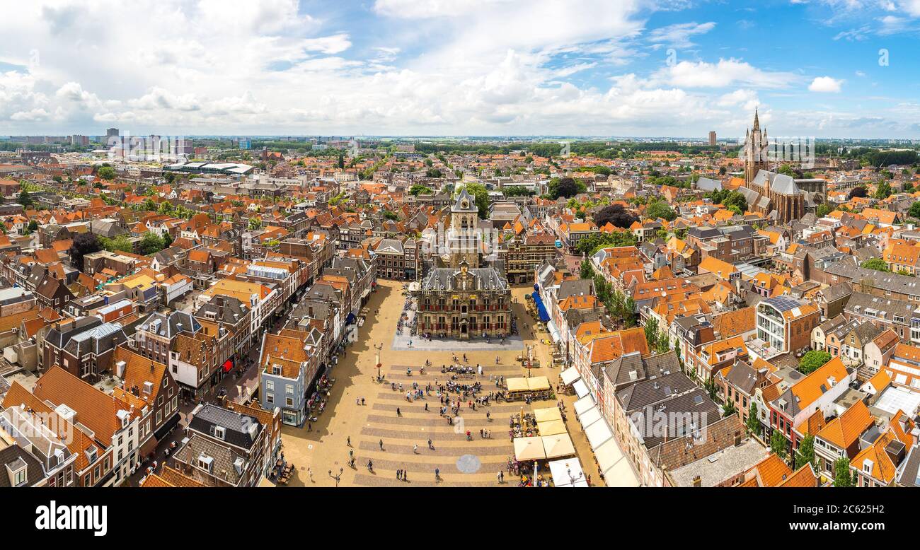 Delft netherlands aerial hi-res stock photography and images - Alamy