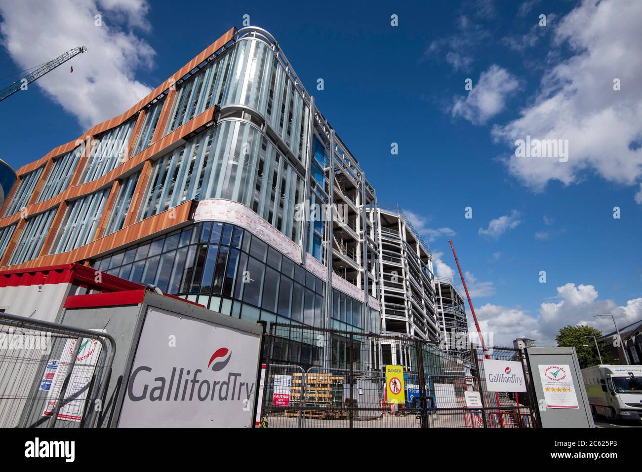 The new Broadmarsh Car Park and Library Development in Nottingham City ...