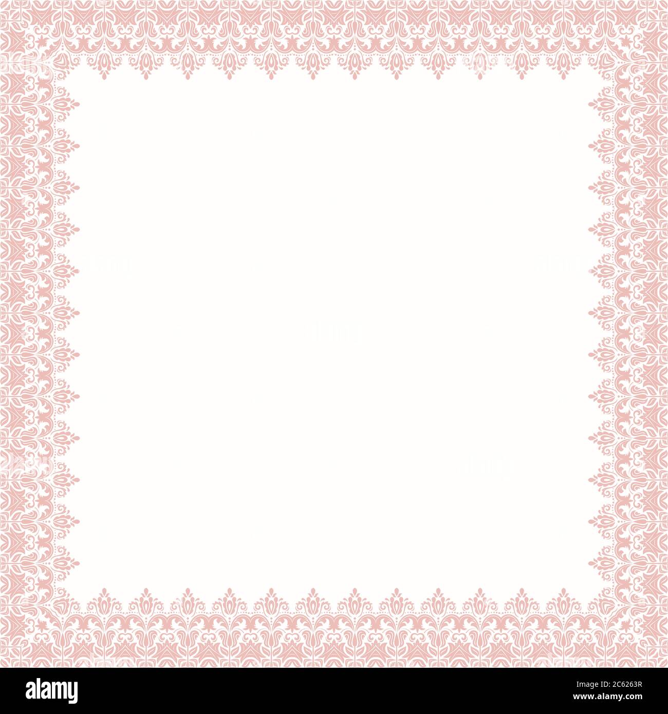 Floral Fine Frame Stock Photo - Alamy
