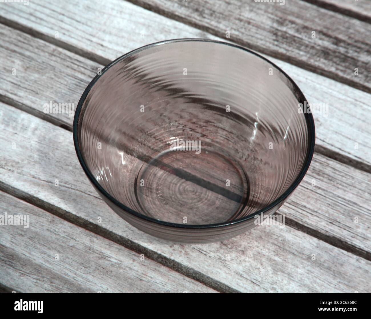 Smoke Coloured Vintage French Glass Cup And Saucers Stock Photo - Alamy