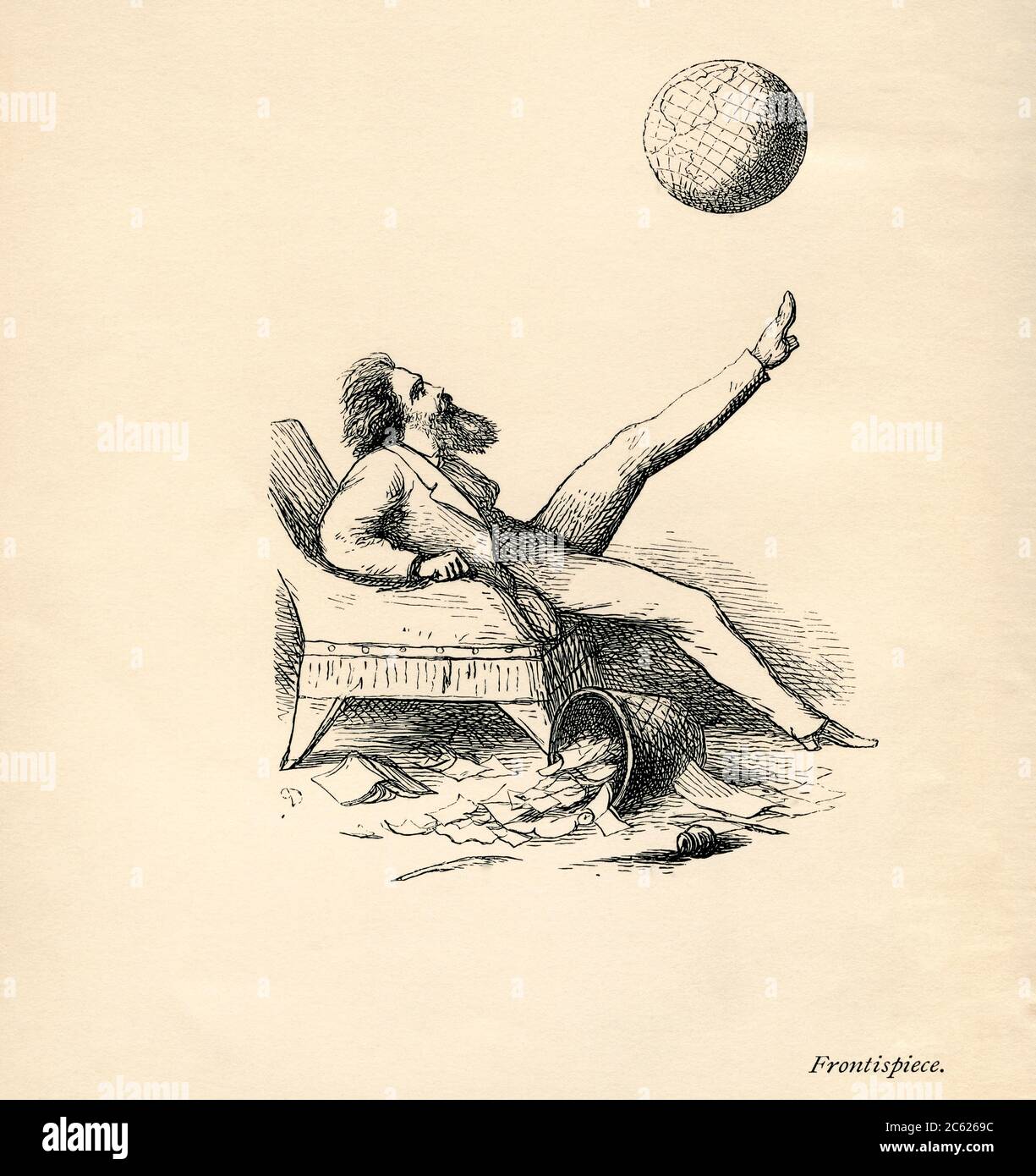 Frontispiece illustration of a gentleman, probably Laurence Oliphant ...