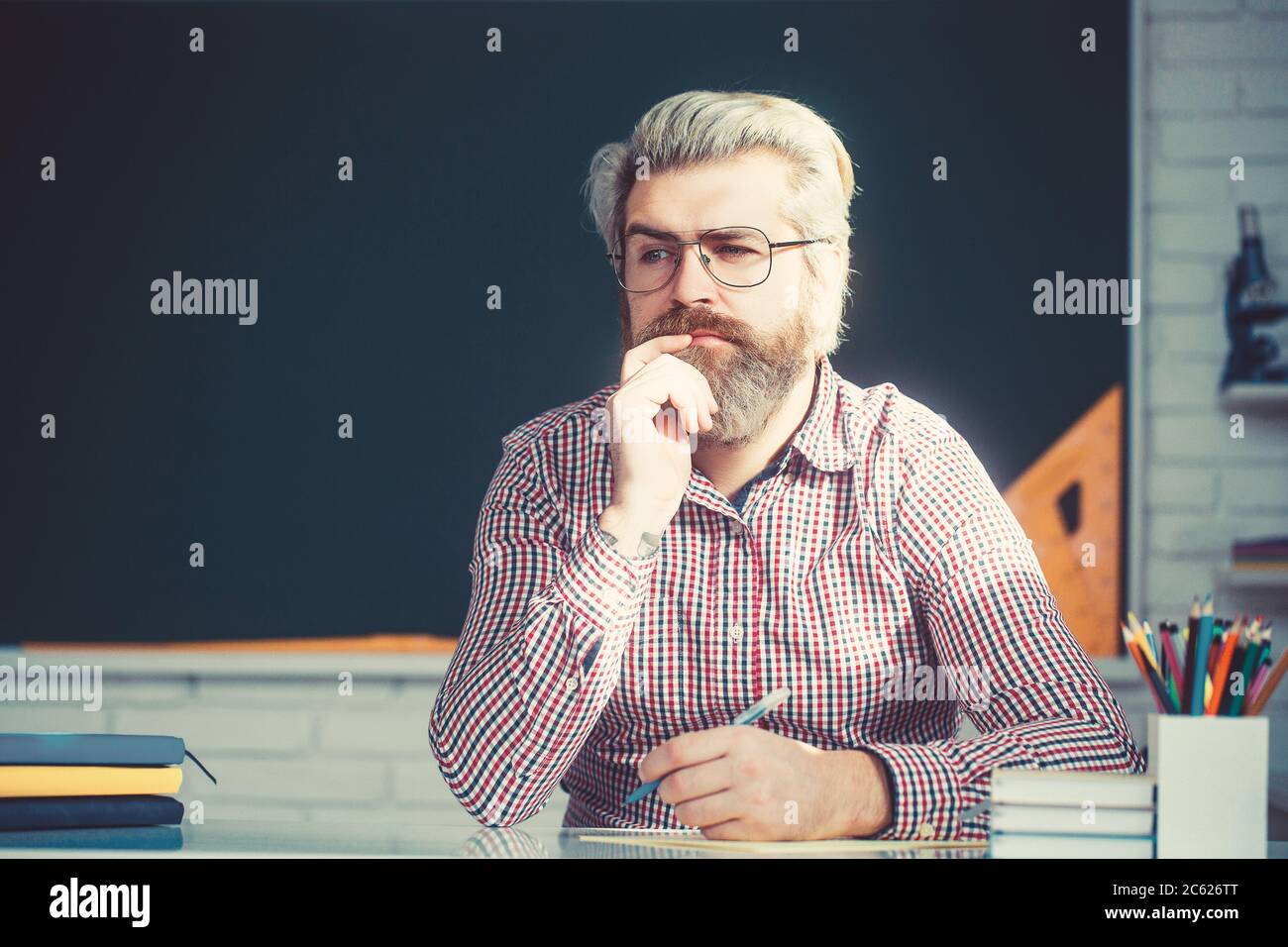 Class teacher math hi-res stock photography and images - Alamy