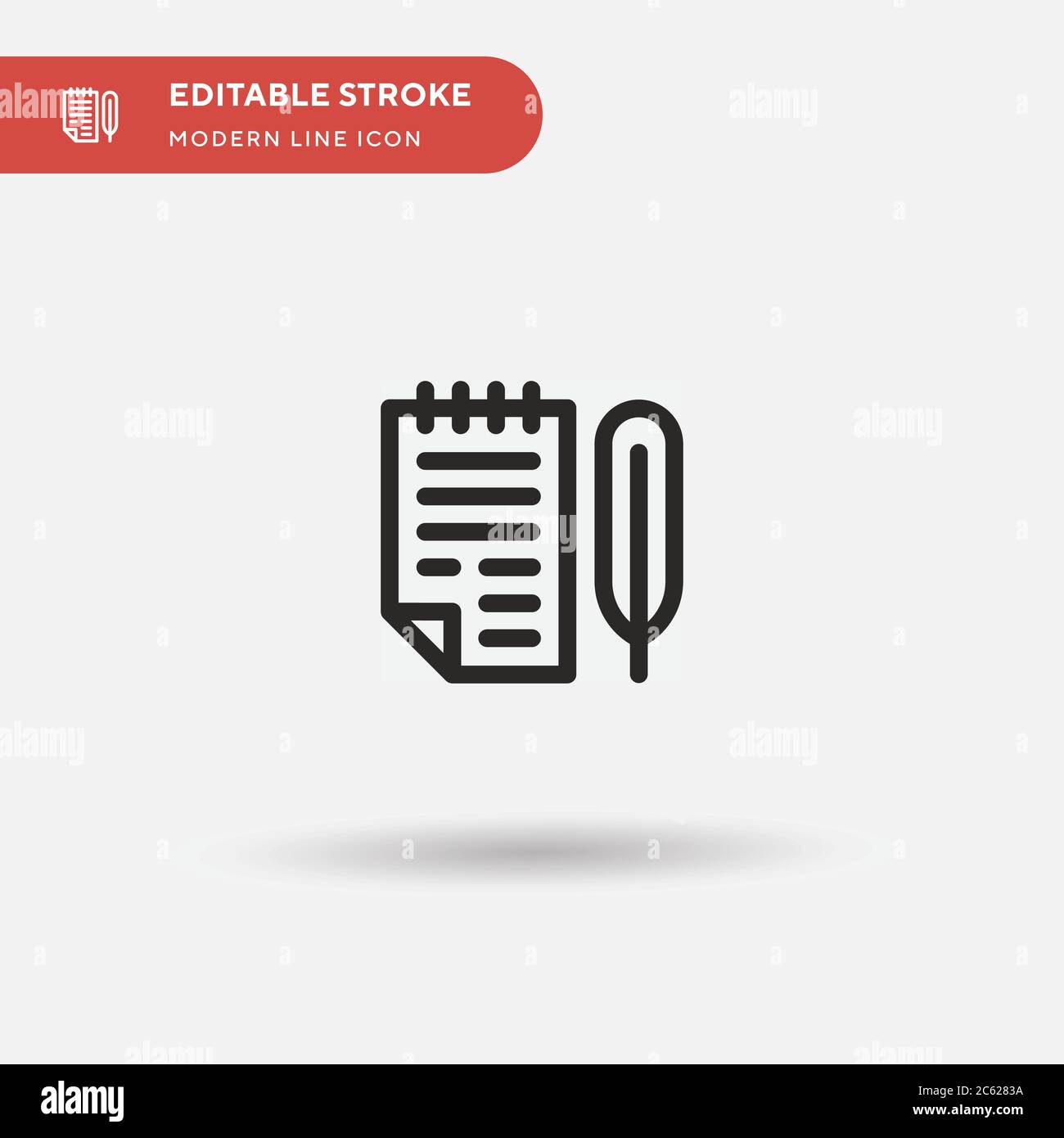 Script Simple Vector Icon Illustration Symbol Design Template For Web Mobile Ui Element