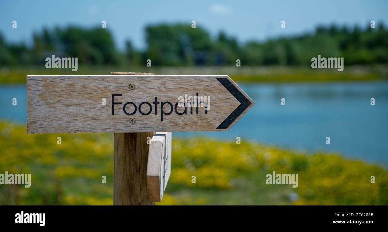 Simple footpath hi-res stock photography and images - Alamy