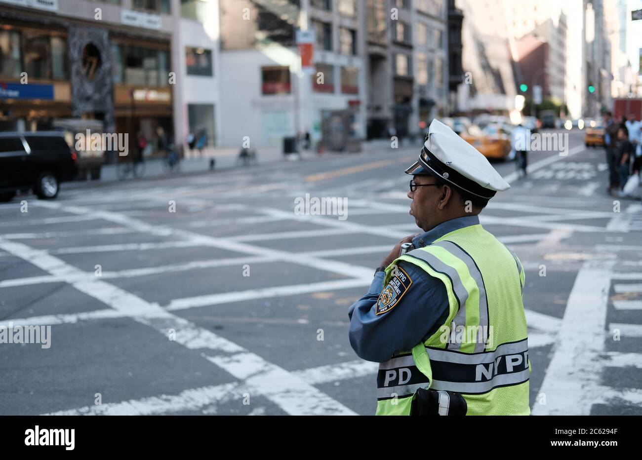 Traffic control officer hi-res stock photography and images - Alamy