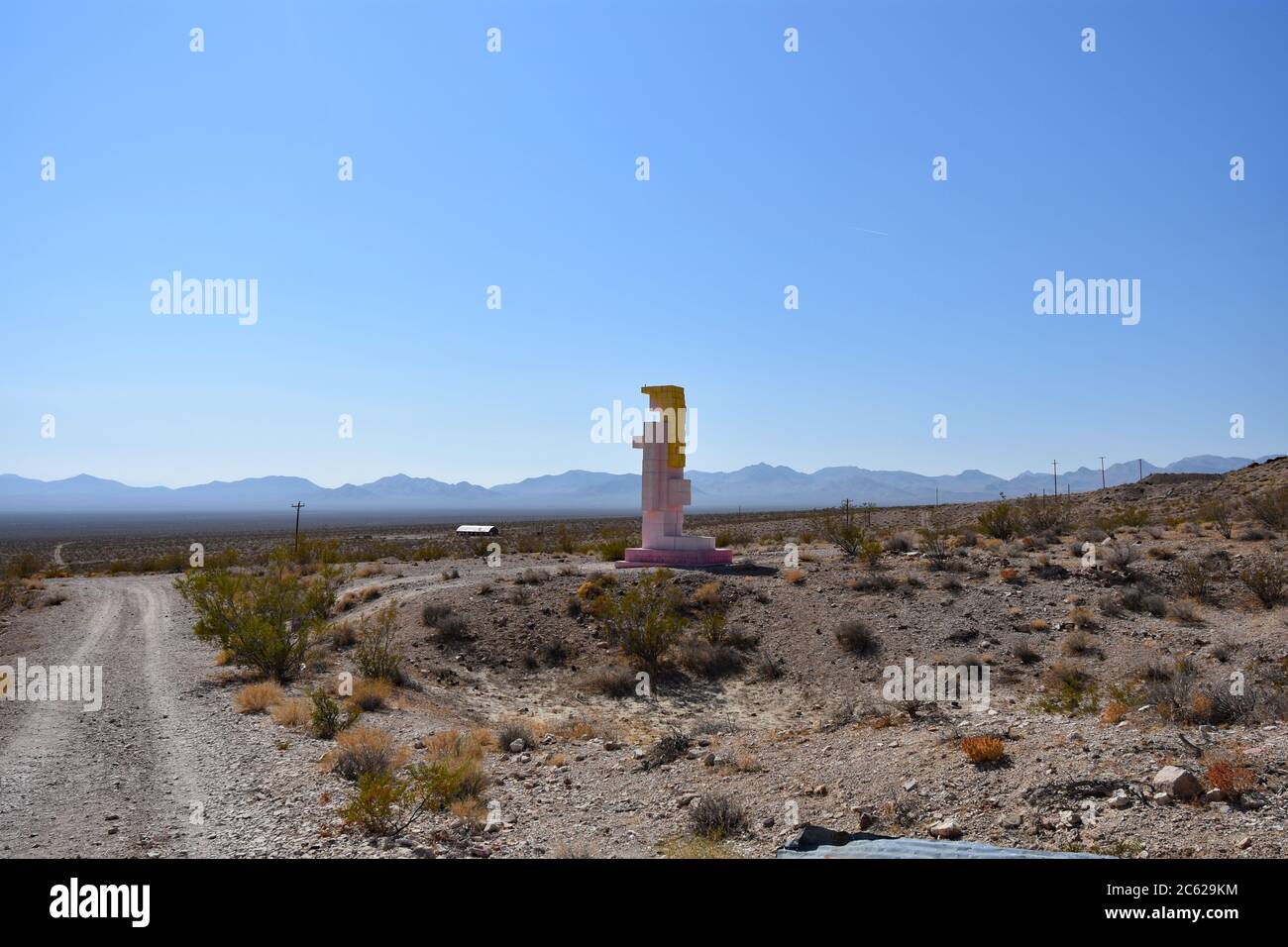 Lady Desert The Venus of Nevada by Dr. Hugo Heyrman. Cinder block ...