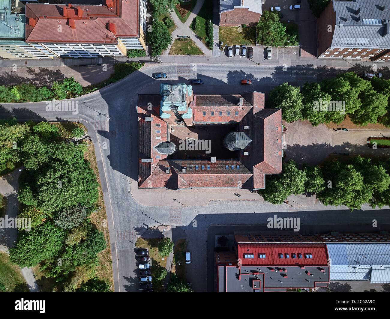 Aerial landscape looking straight down hi-res stock photography and ...