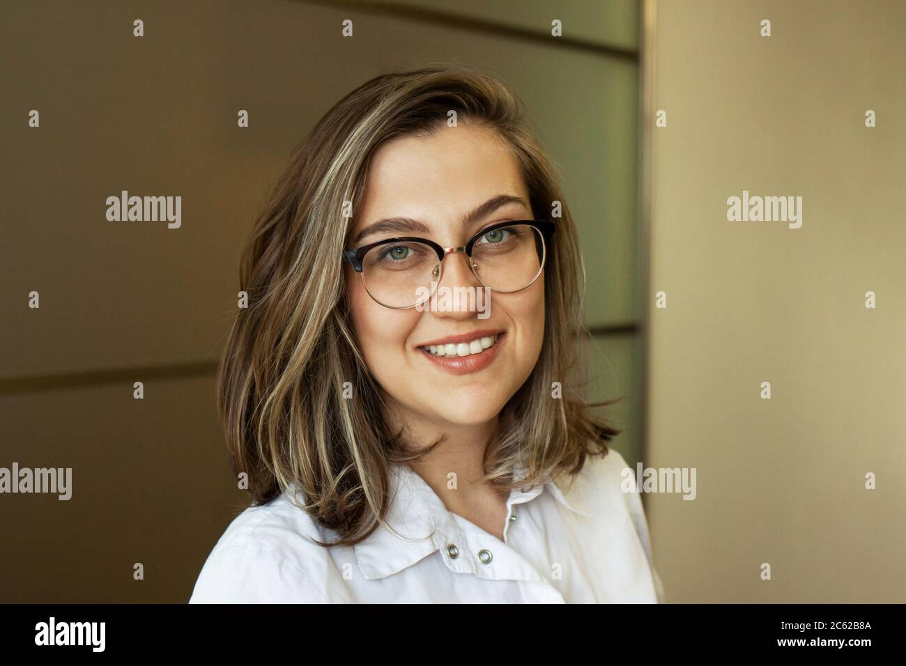 Portrait of woman in the clinic. The concept of health, natural beauty ...