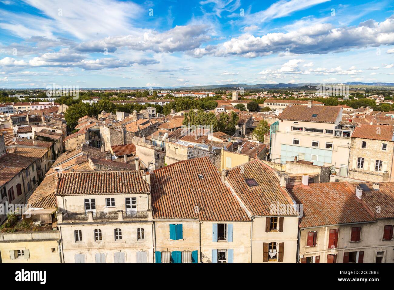 Aerial panoramic view arles hi-res stock photography and images - Alamy