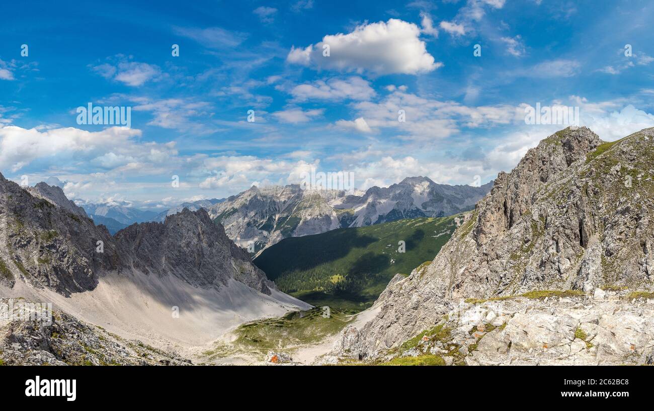 High mountain in Alps in a beautiful summer day Stock Photo - Alamy