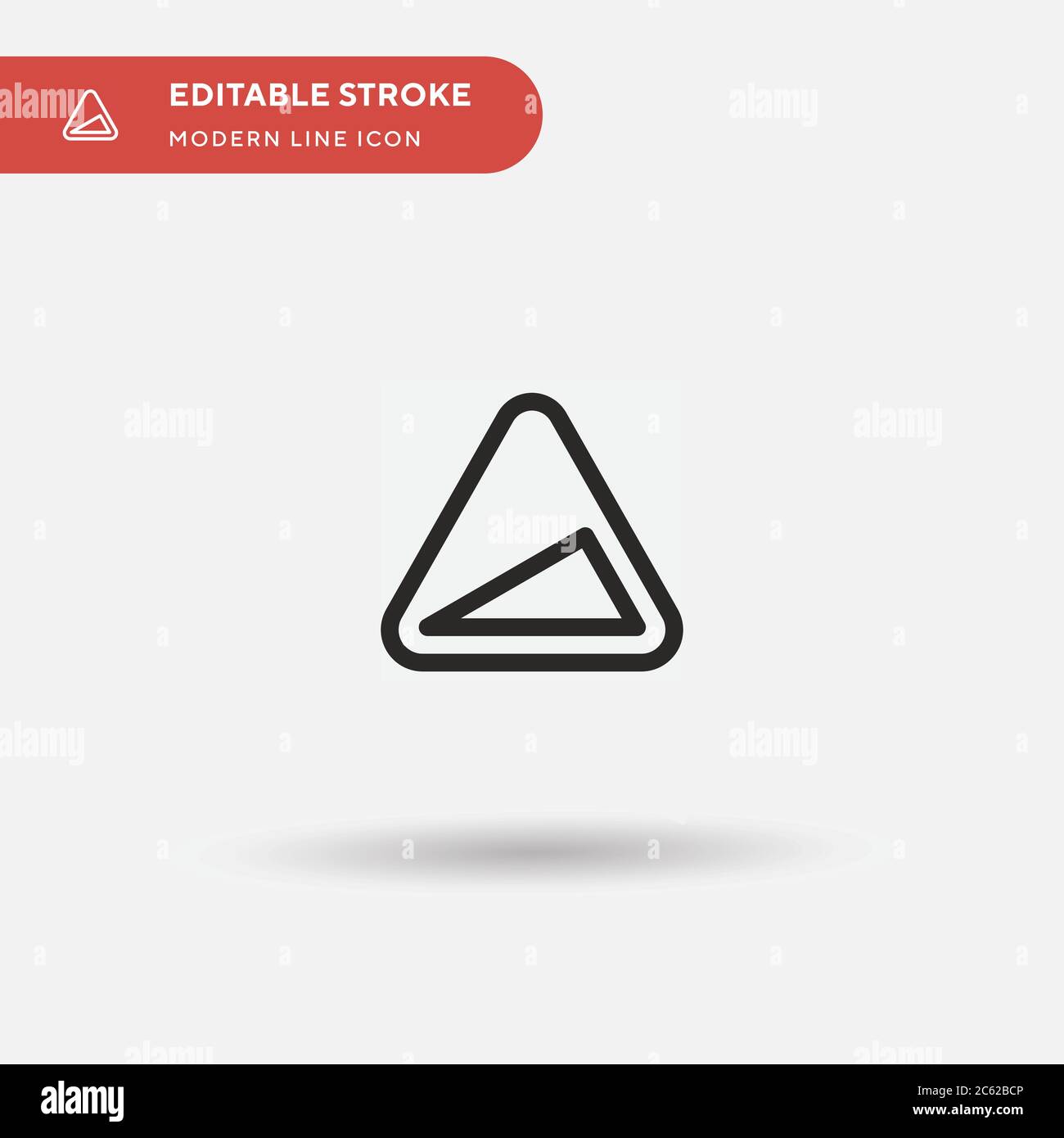 Ascend Simple vector icon. Illustration symbol design template for web ...