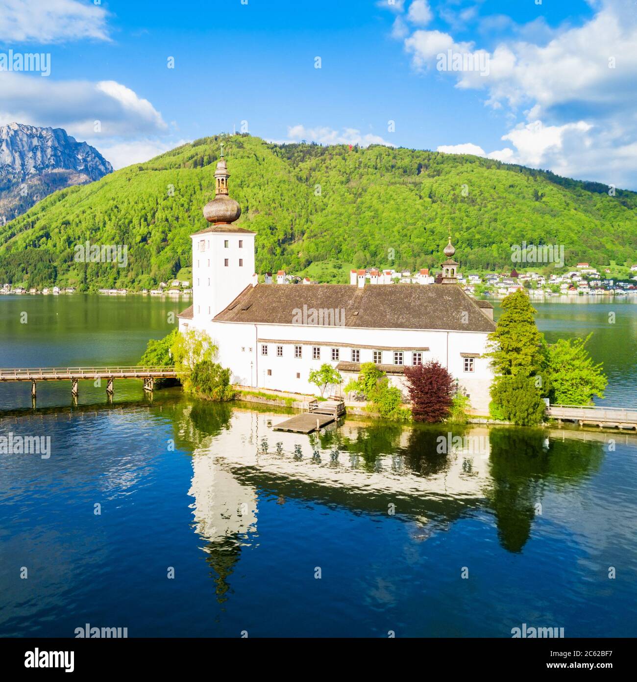 Aerial of the castle orth hi-res stock photography and images - Alamy