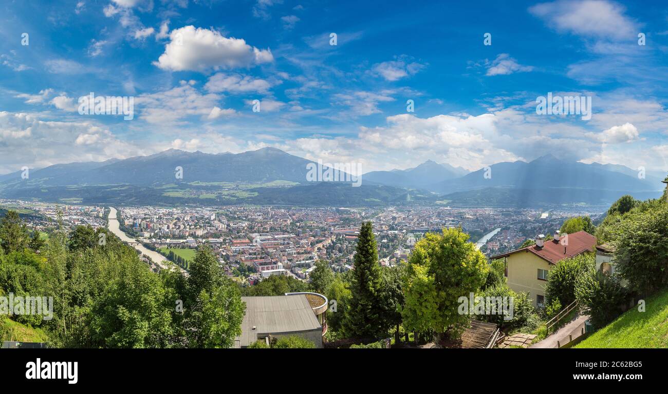 Aerial view of innsbruck hi-res stock photography and images - Alamy