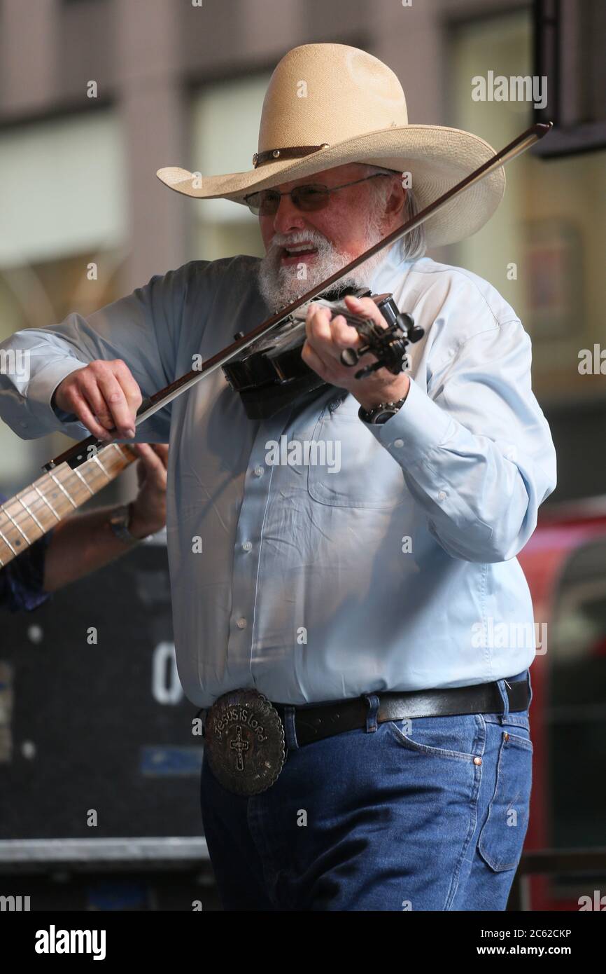 Charlie Daniels of the Charlie Daniels Band perform during "FOX ...