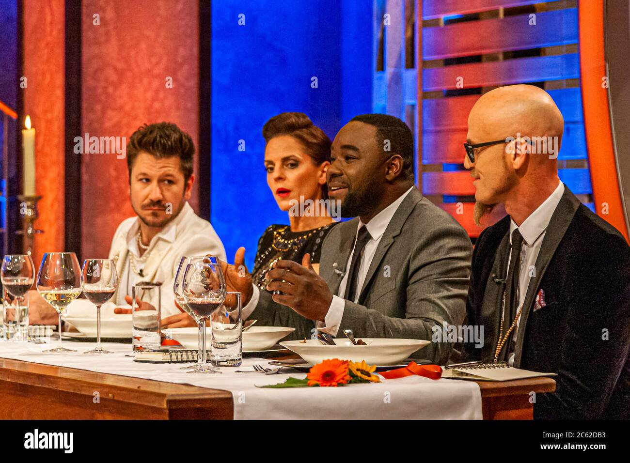 Master Chef Competition in TV Studio, Cologne, Germany Stock Photo - Alamy