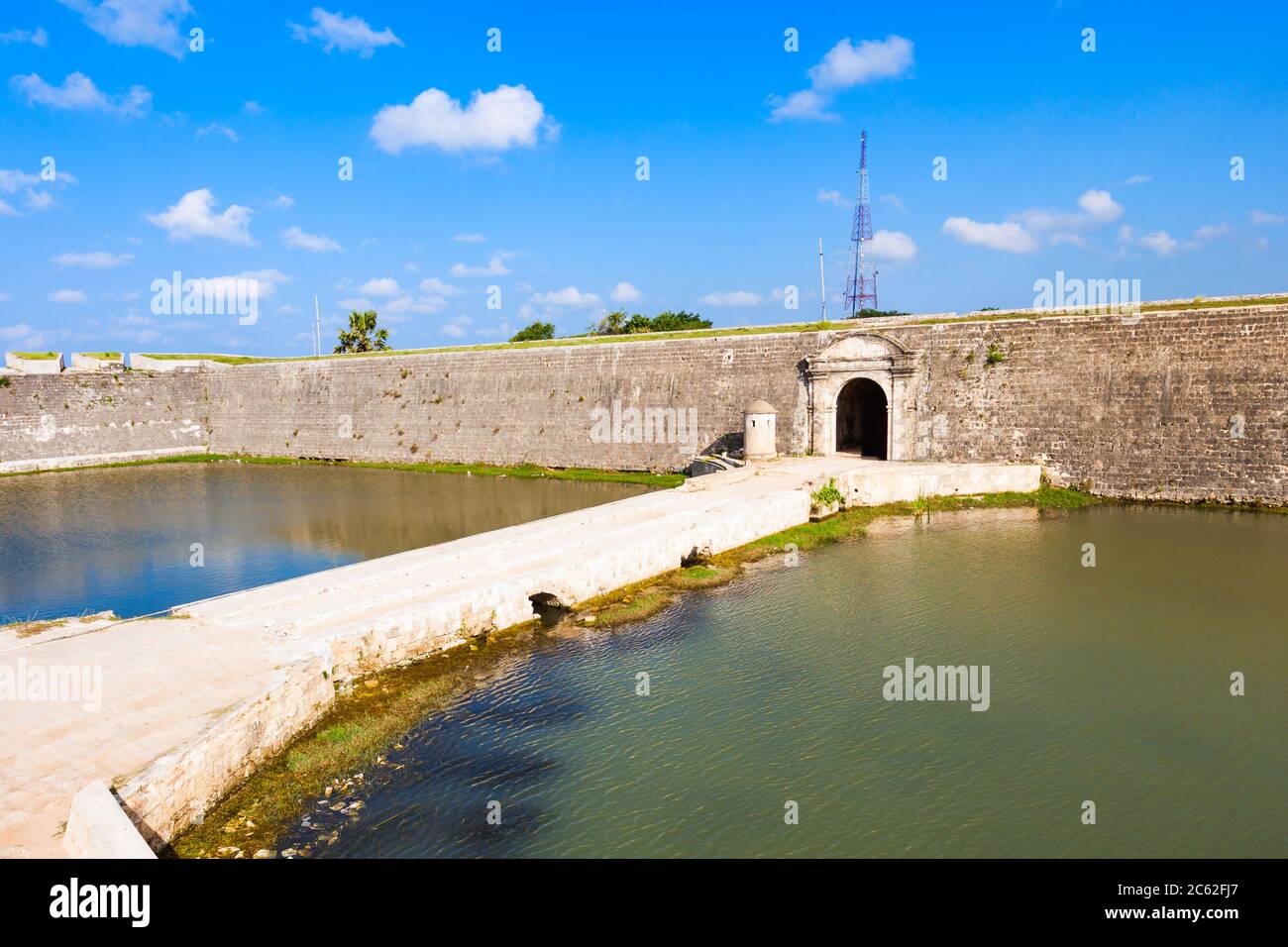 Jaffna Fort in Jaffna. Fort was built by the Portuguese in Jaffna ...