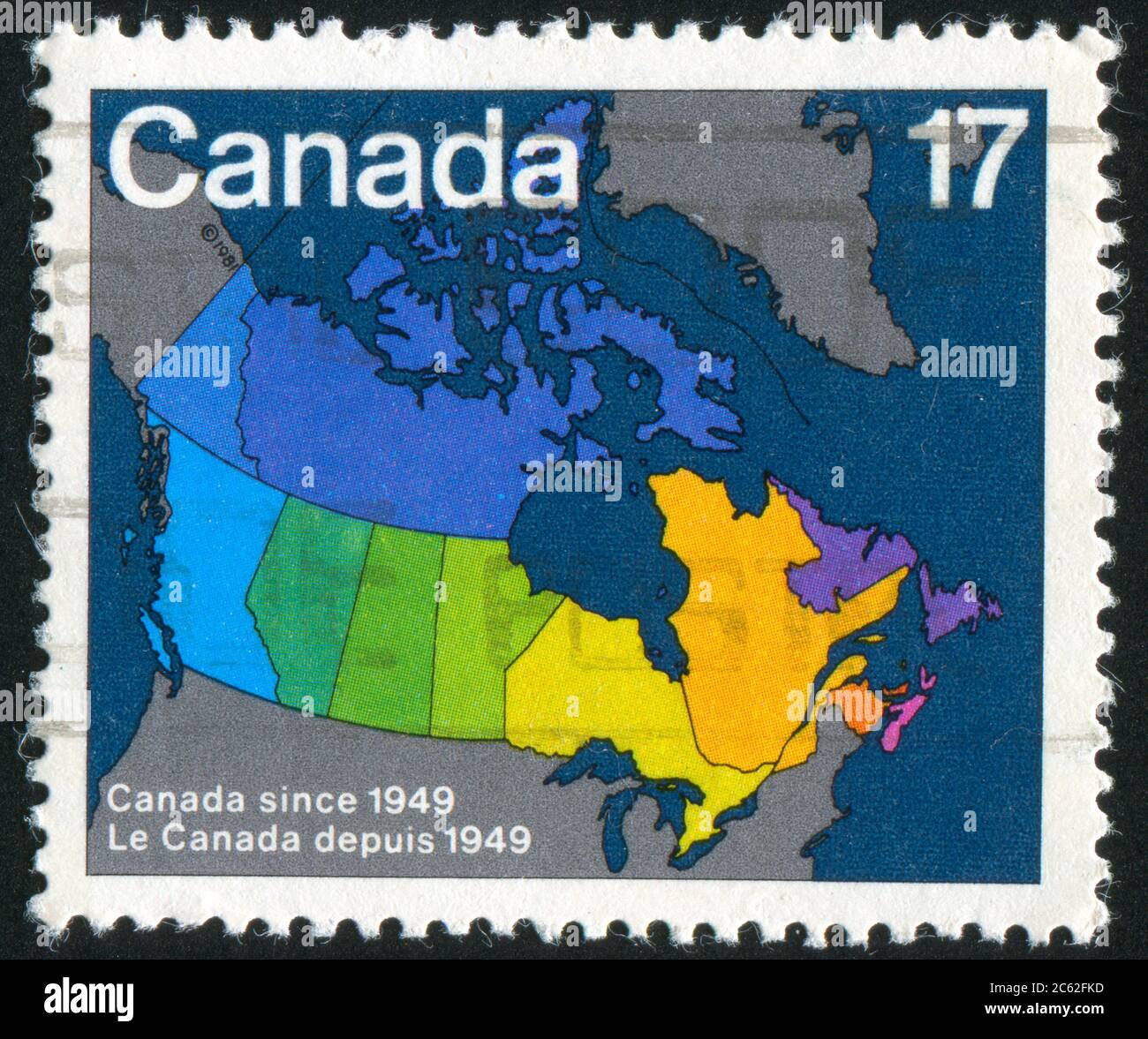 Map of canada 1867 hi-res stock photography and images - Alamy