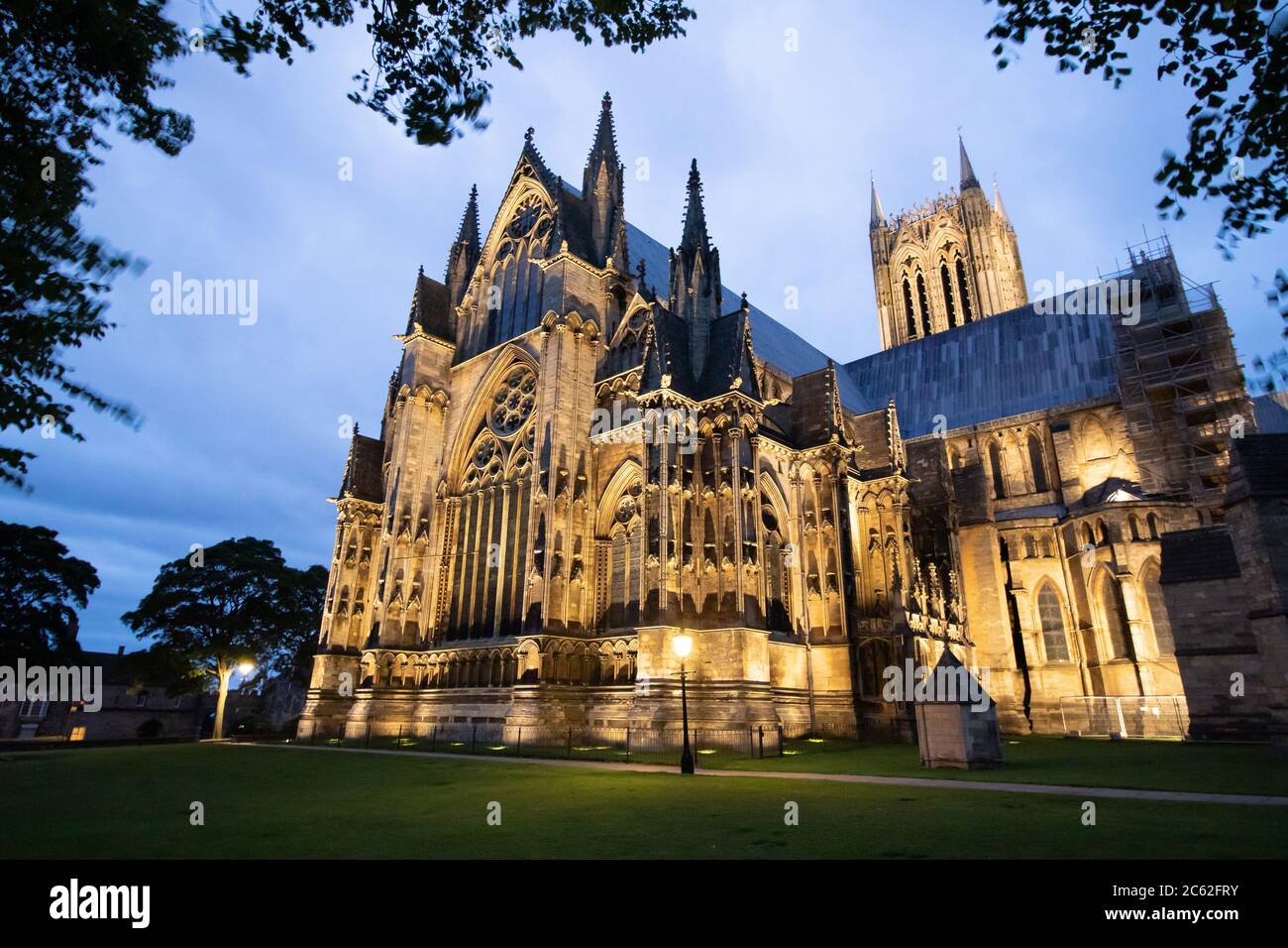 Lincoln cathedral from priory gate hi-res stock photography and images ...