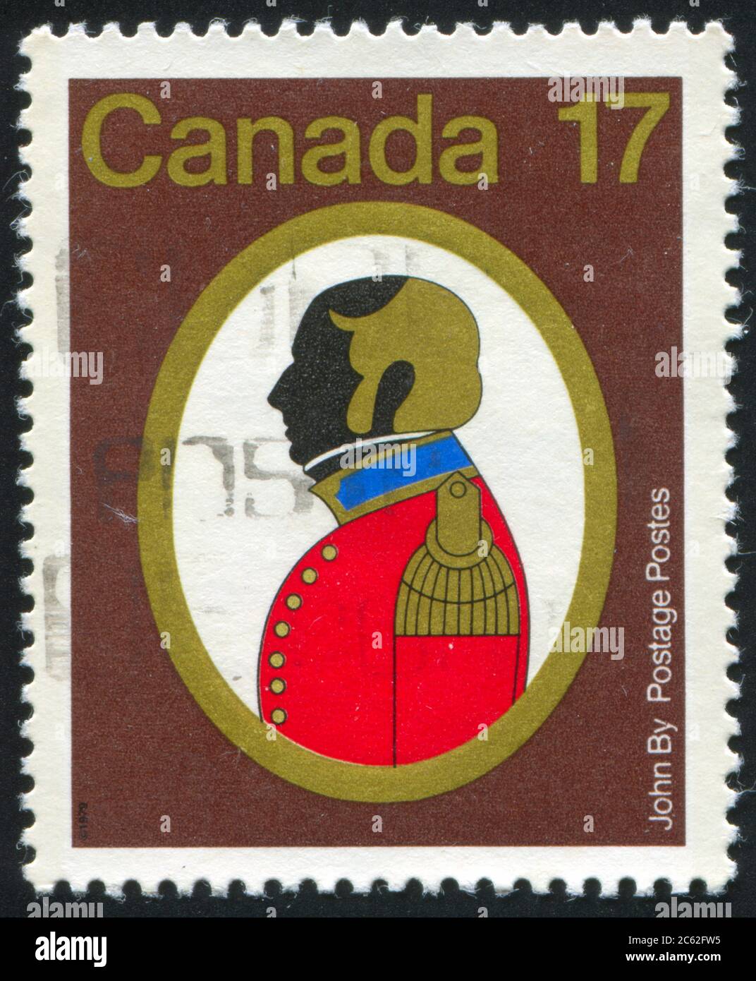 CANADA - CIRCA 1979: stamp printed by Canada, shows John By, circa 1979 ...