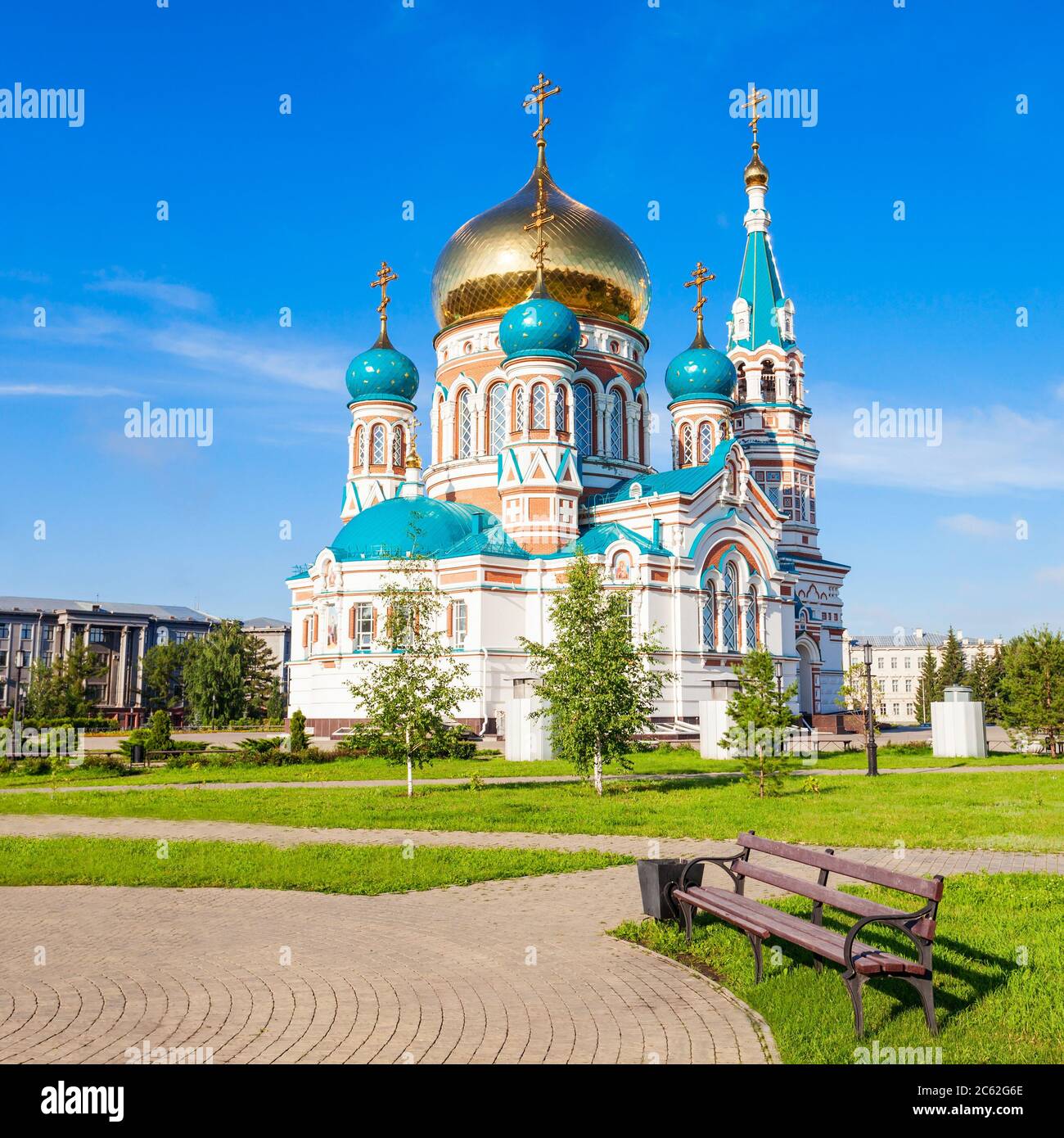 Uspenskiy cathedral in omsk hi-res stock photography and images - Alamy
