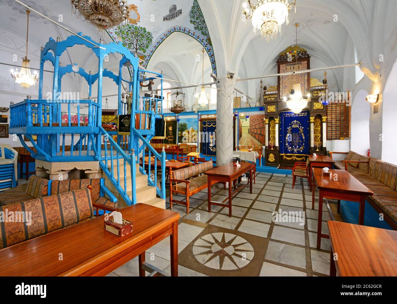The old Abuhav synagogue, Safed (Tzfat), Israel Stock Photo - Alamy