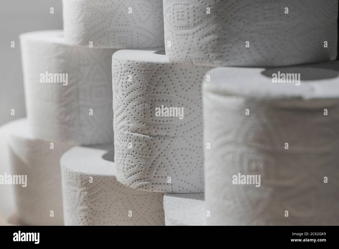 rolls of blank slip paper Stock Photo - Alamy