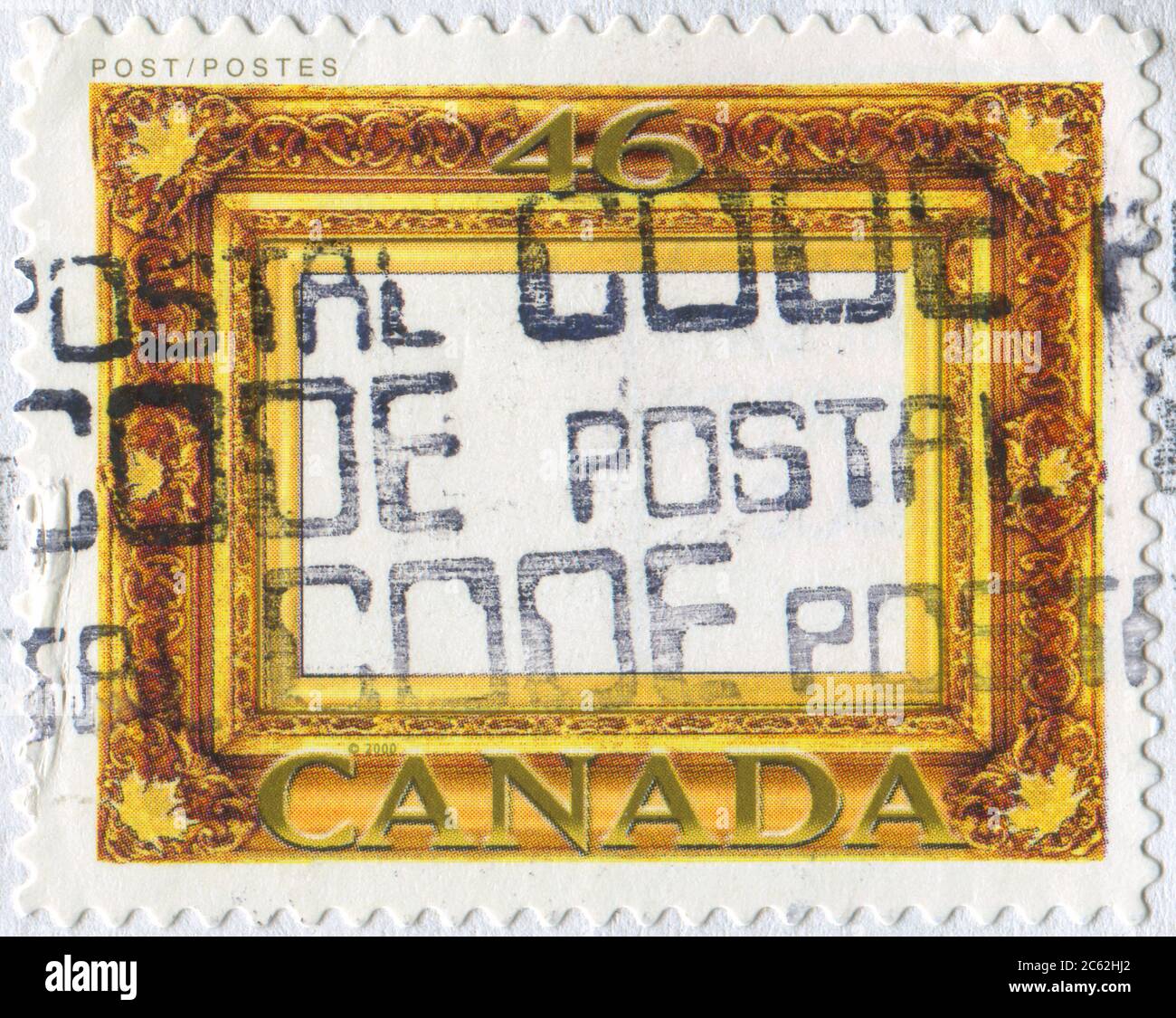 CANADA - CIRCA 2000: stamp printed by Canada, shows Framework for a ...