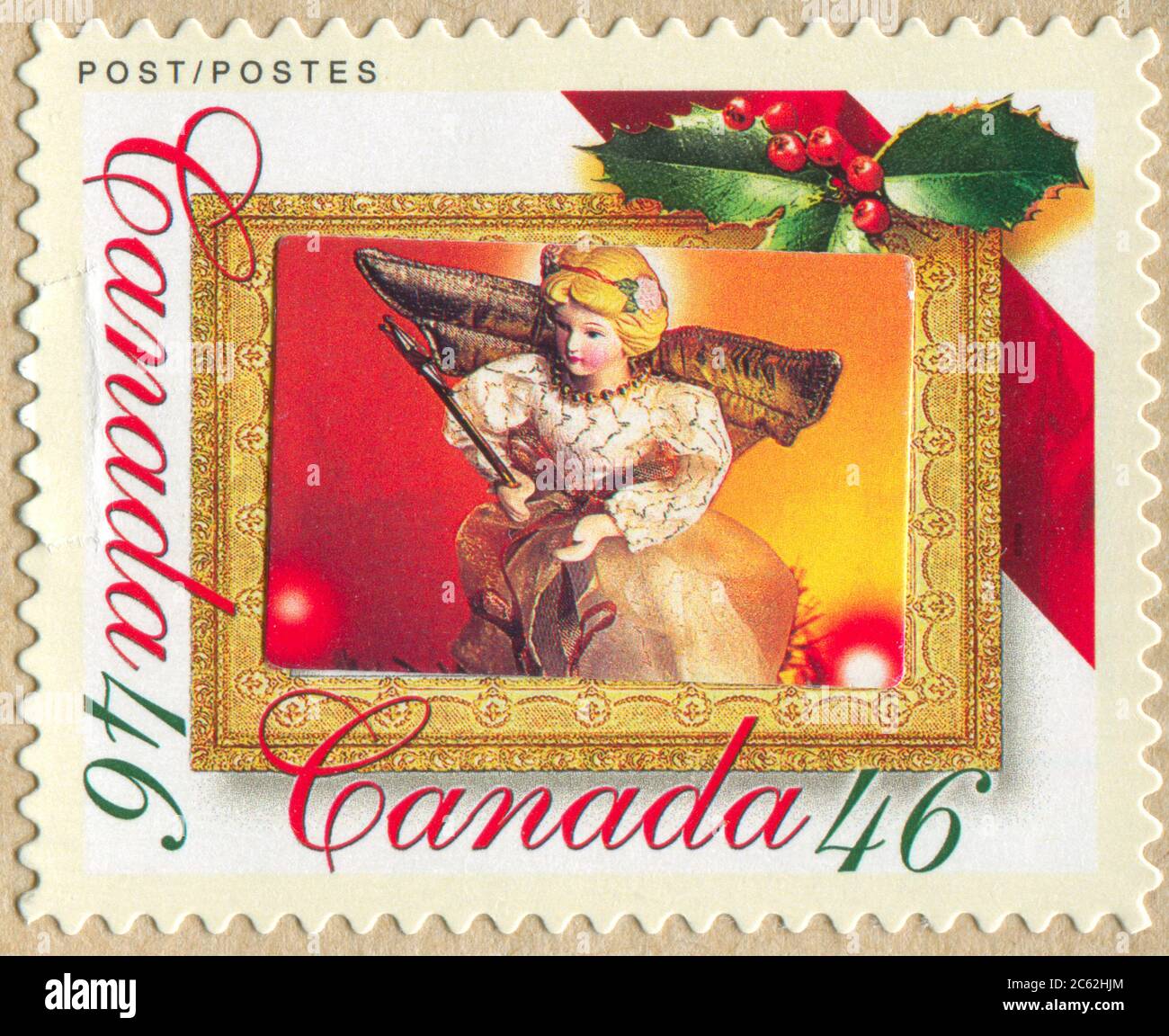 CANADA - CIRCA 2000: stamp printed by Canada, shows christmas, circa ...