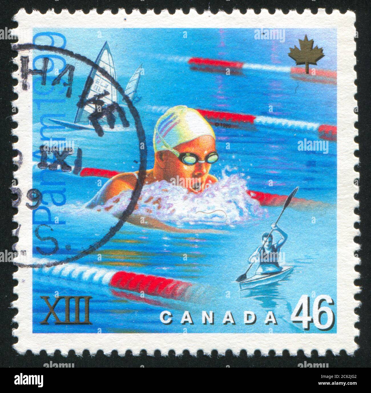 CANADA - CIRCA 1999: stamp printed by Canada, shows summer, circa 1999 ...