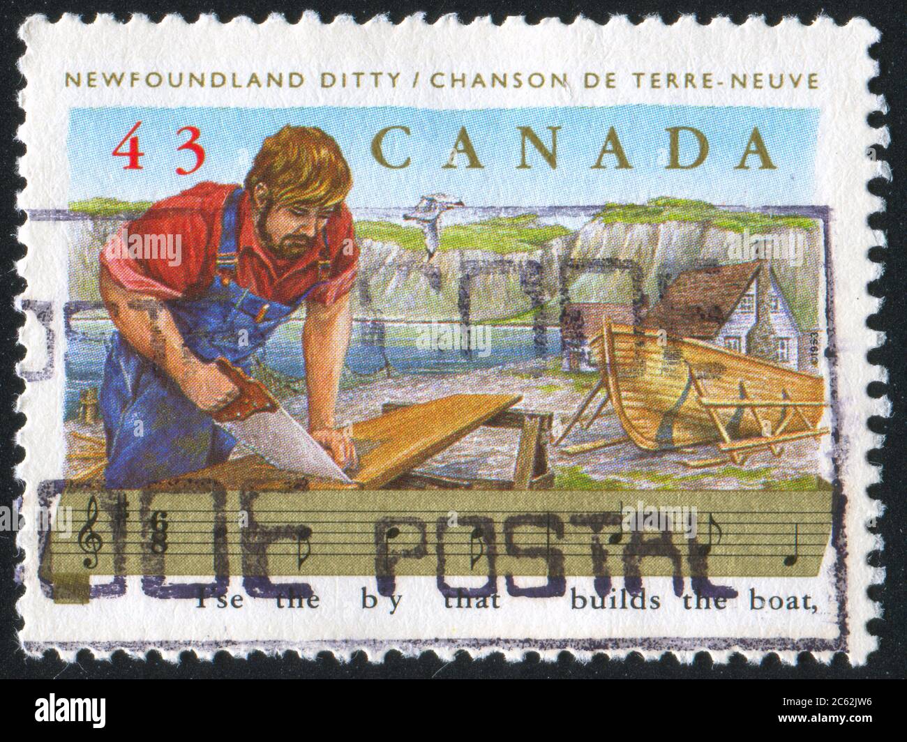 CANADA - CIRCA 1993: stamp printed by Canada, shows Les Raftmans, circa ...