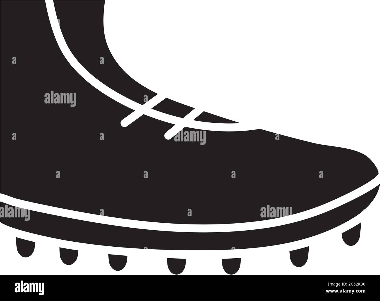 Football boot Black and White Stock Photos & Images - Alamy