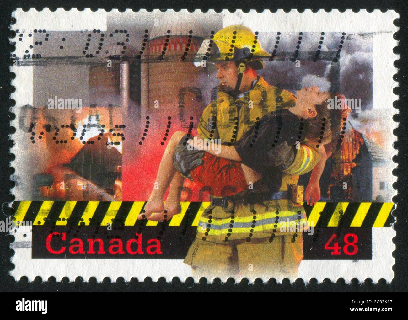 Canada firefighter helmet hi-res stock photography and images - Alamy