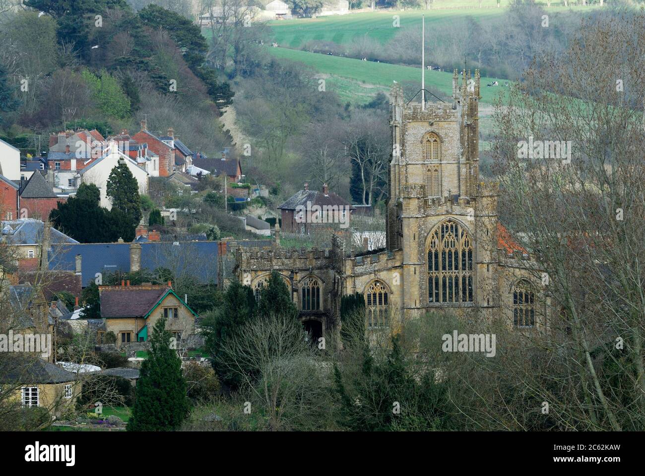 Crewkerne town, Somerset, UK Stock Photo - Alamy