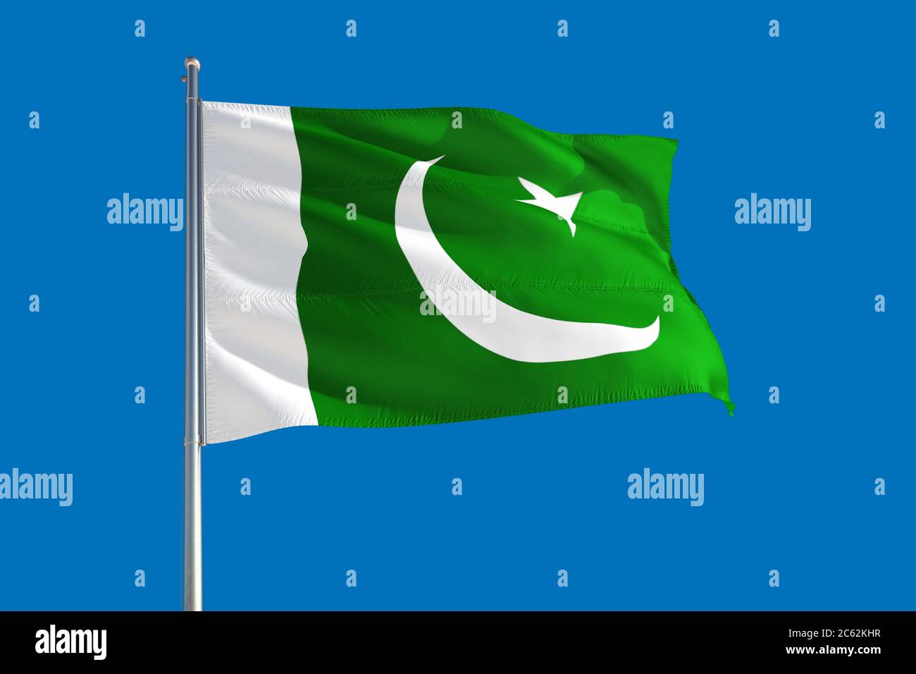 Waving flag pakistan isolated on hi-res stock photography and images ...