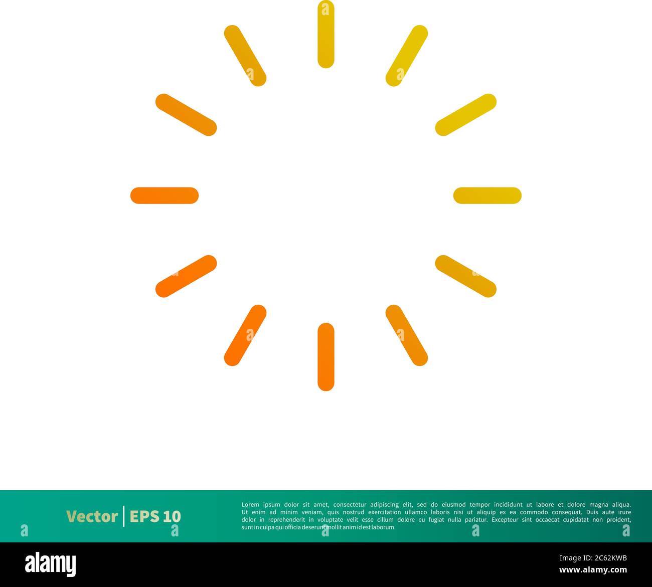 Loading Sign / Climate Icon Vector Logo Template Illustration Design ...