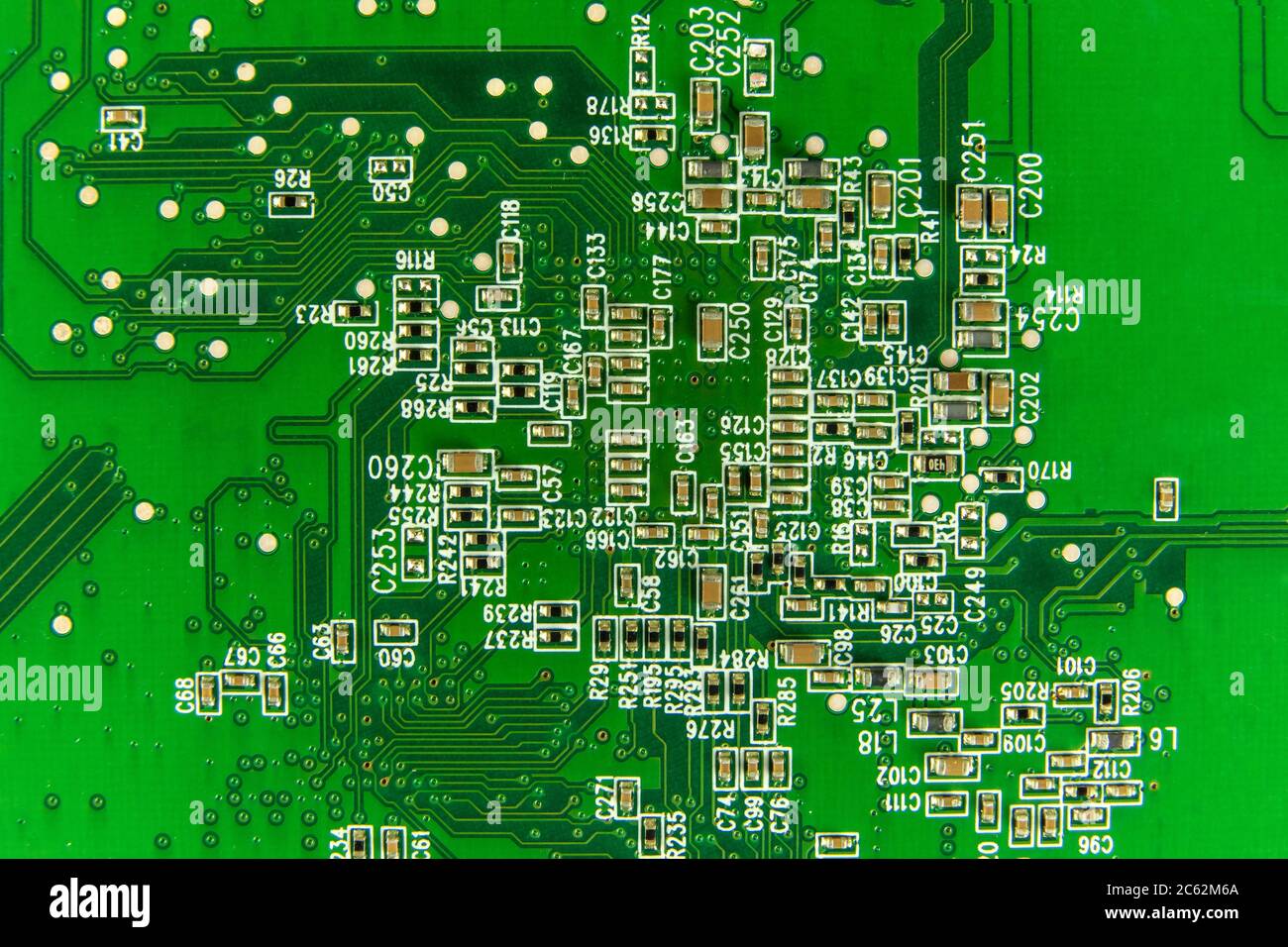 Circuit board. Electronic computer hardware technology. Motherboard ...