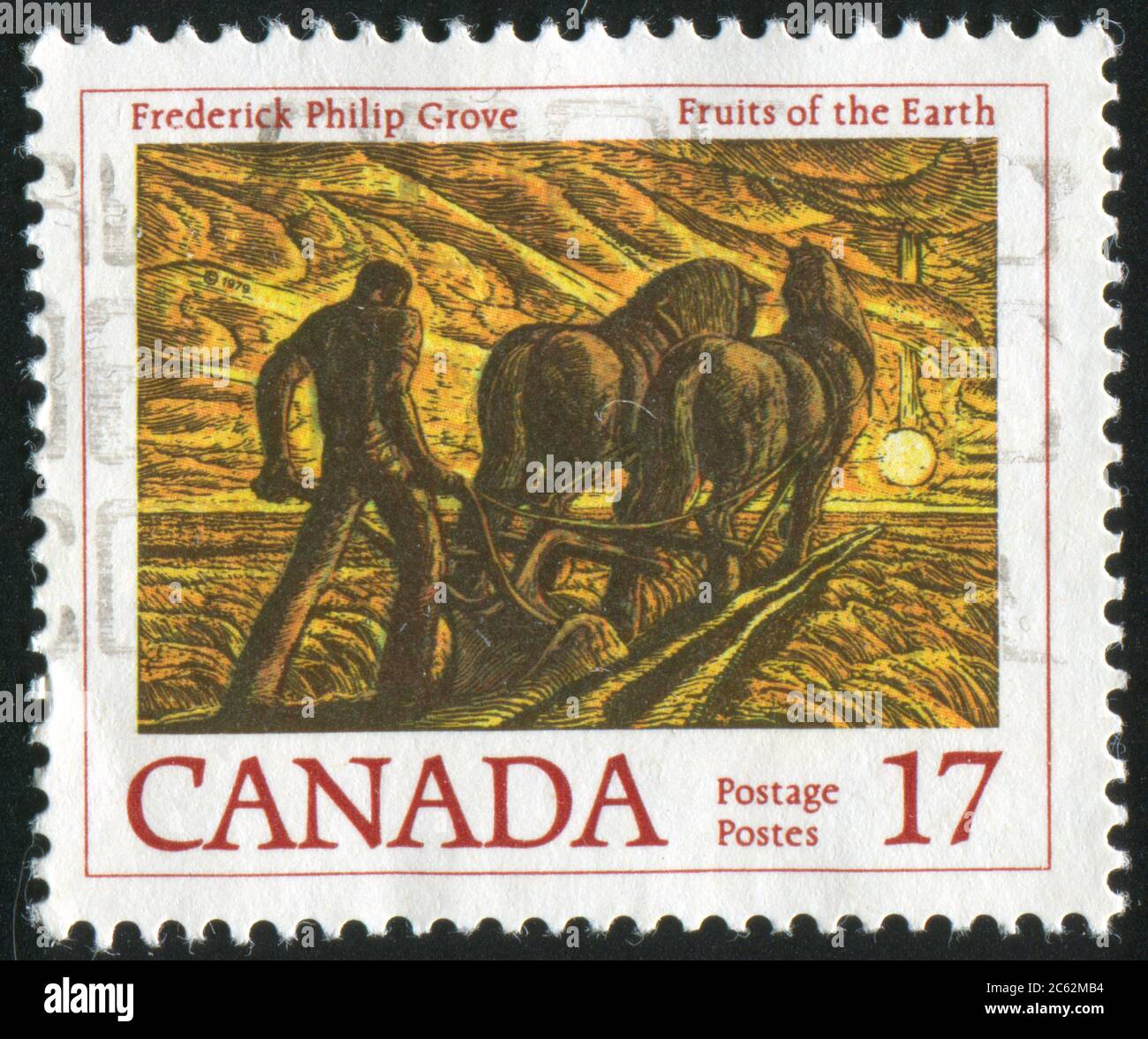 CANADA - CIRCA 1979: stamp printed by Canada, shows Fruits of the Earth ...