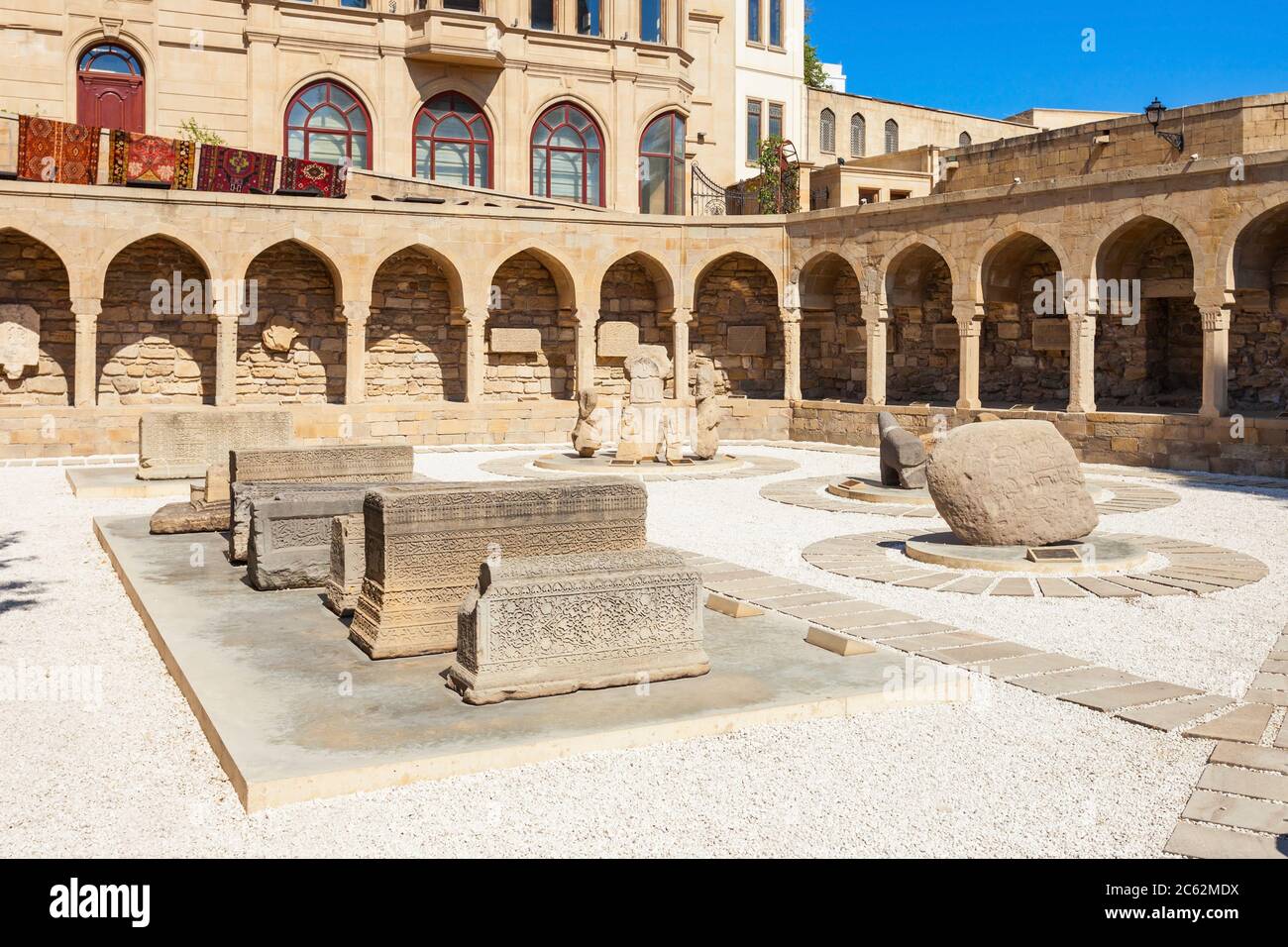 The Arcades and Religious Burial Place in the Old City in Baku ...