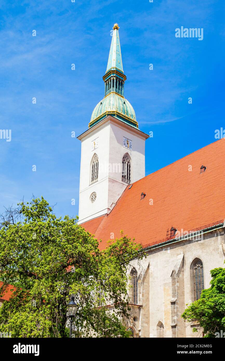 The St. Martin Cathedral is a roman catholic church in Bratislava ...