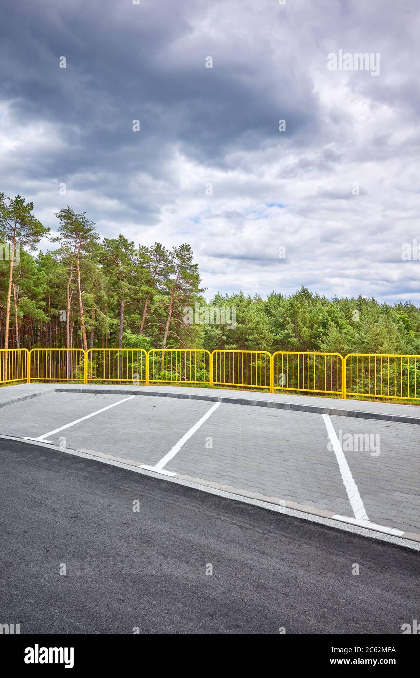 Rest area parking hi-res stock photography and images - Alamy
