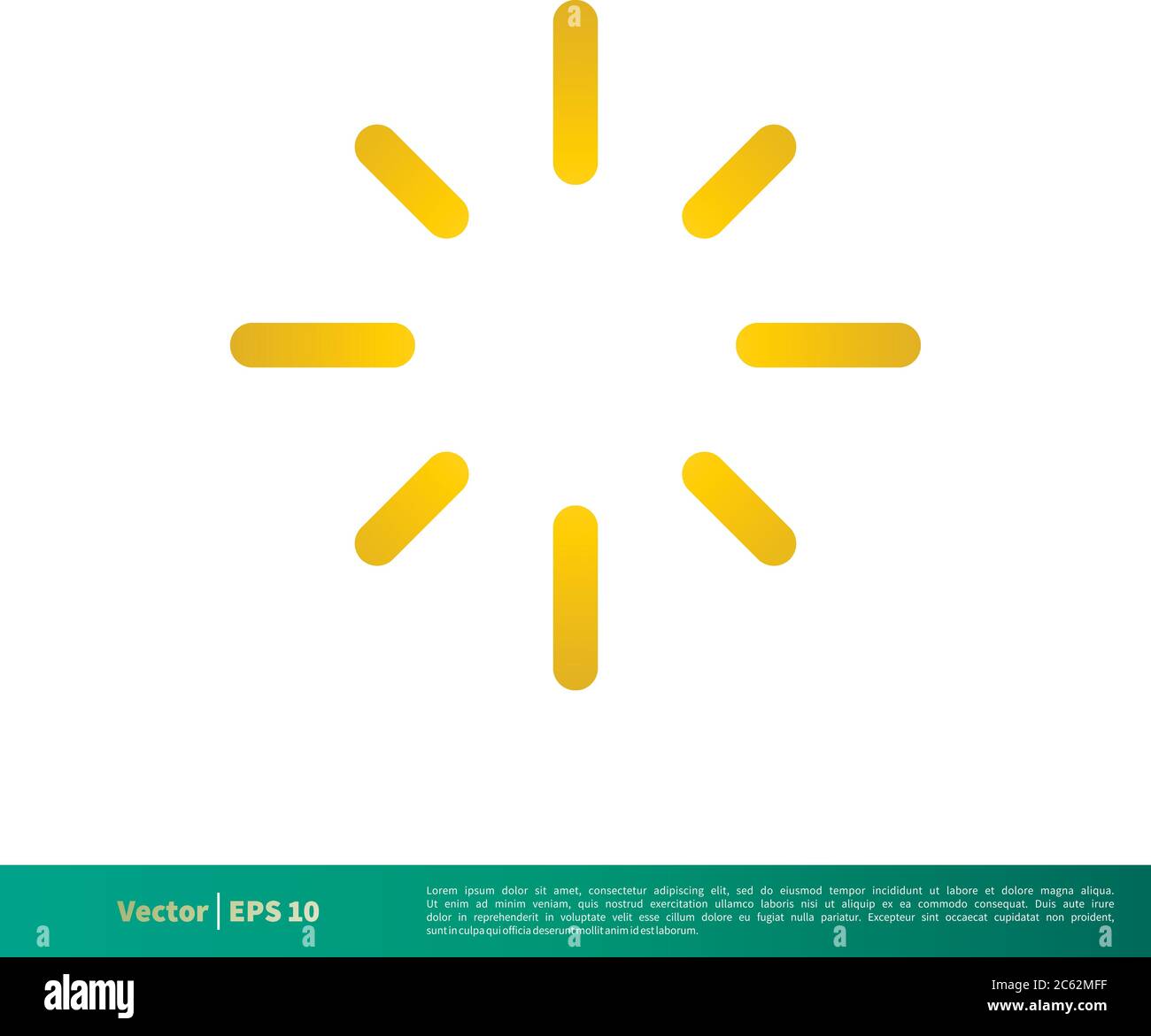Loading Sign / Climate Icon Vector Logo Template Illustration Design ...