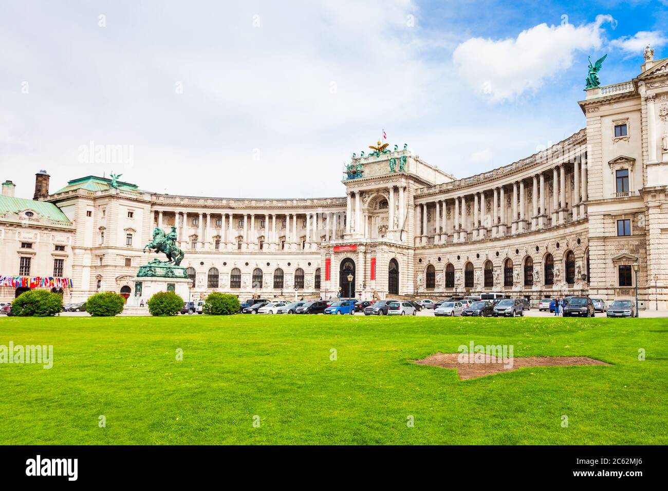 The Hofburg is the imperial palace in Heldenplatz square in the centre ...