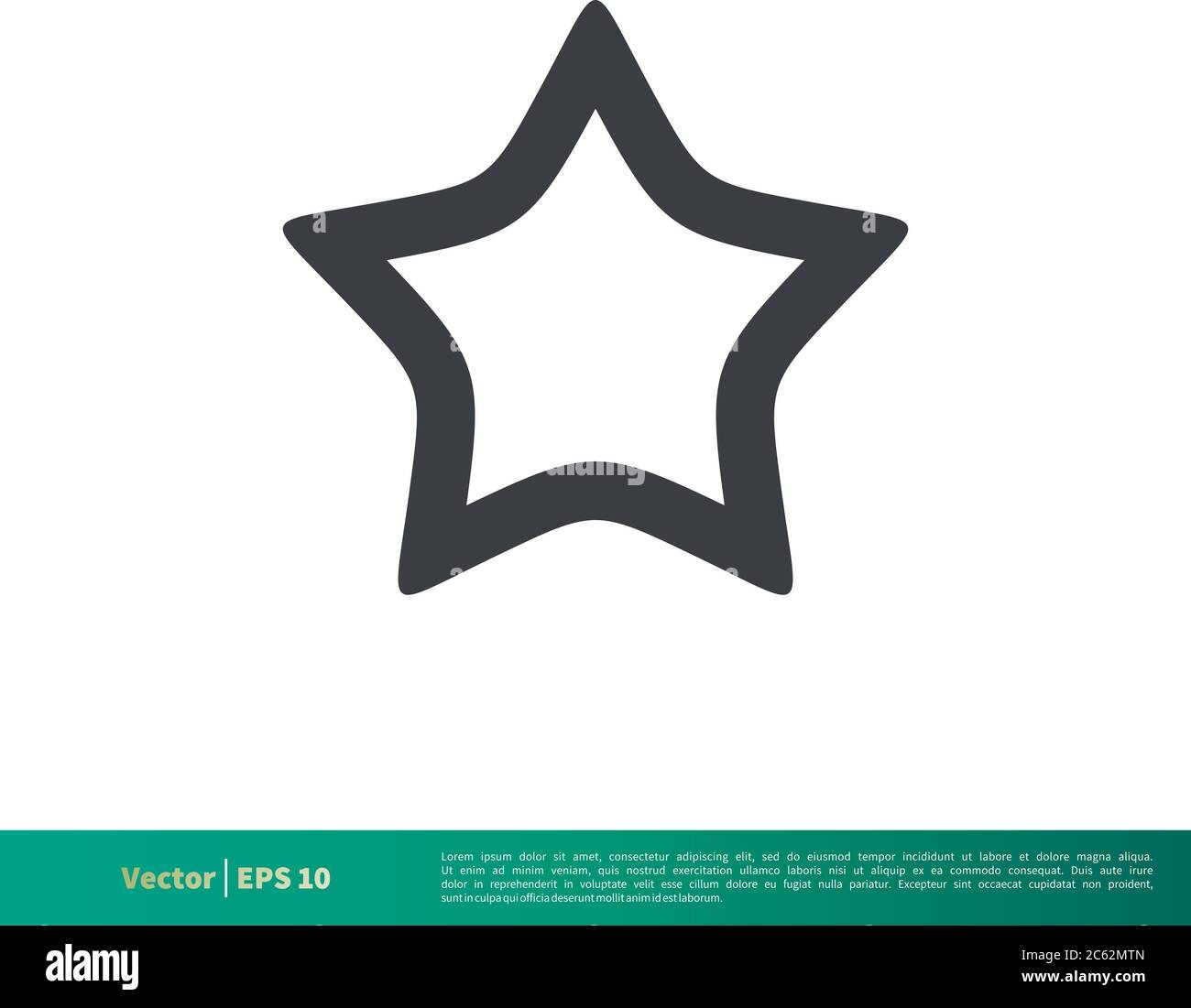 Simple Star Shape Icon Vector Logo Template Illustration Design ...
