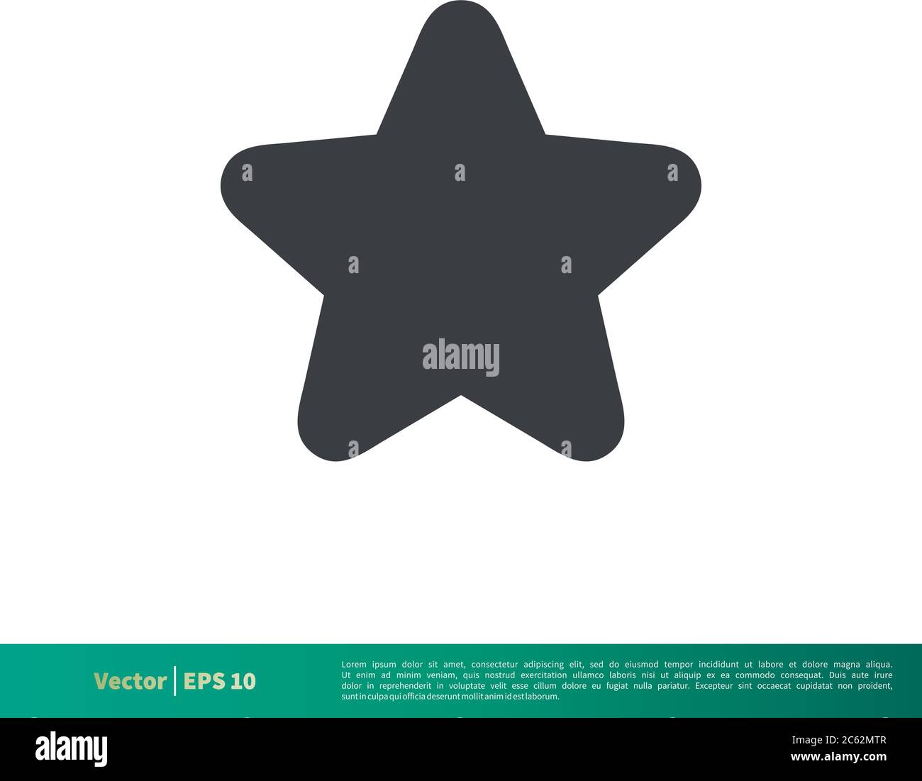 Simple Star Shape Icon Vector Logo Template Illustration Design ...