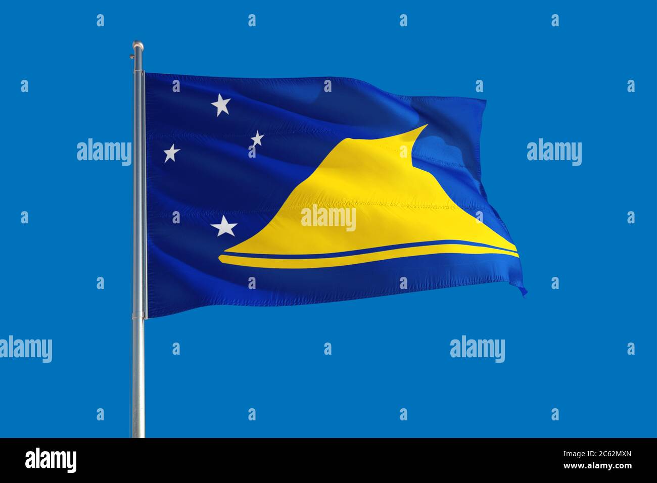 Fabric flag of the tokelau hi-res stock photography and images - Alamy