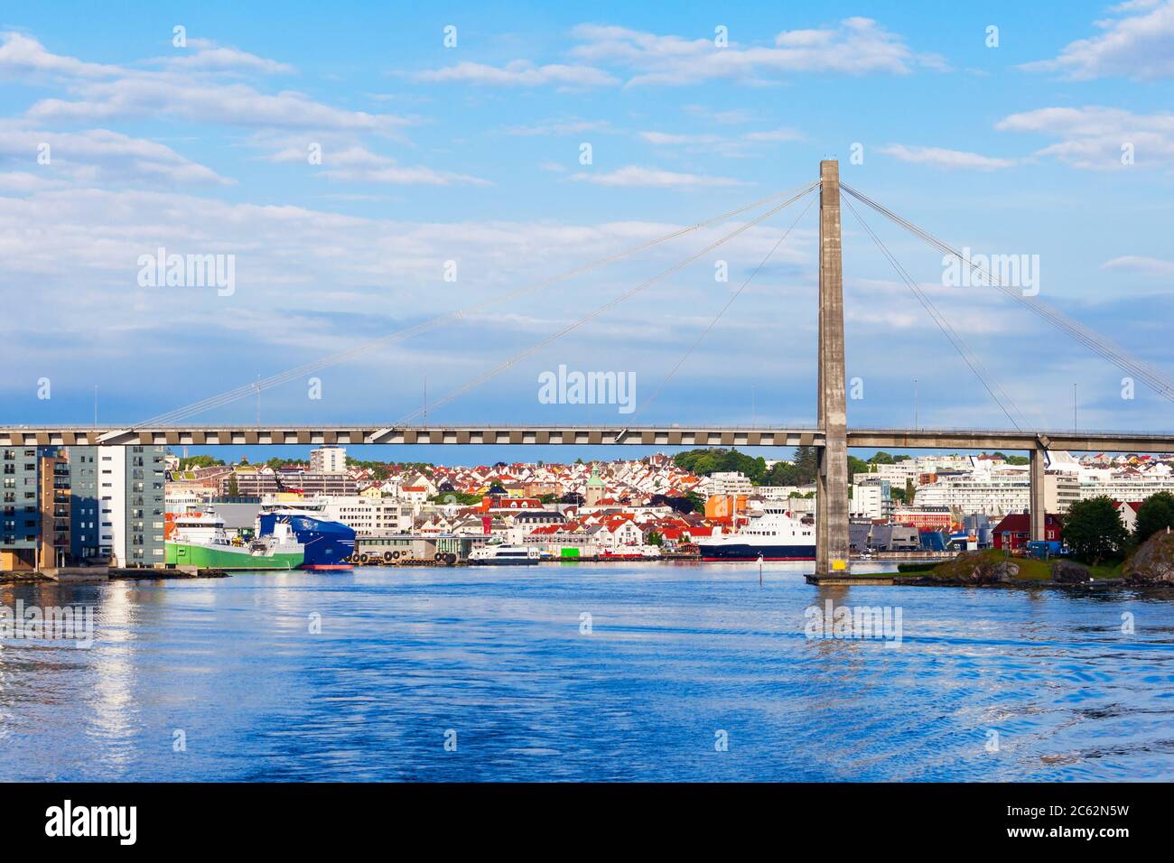Stavanger City Bridge or Stavanger Bybru is a cable stayed bridge in ...