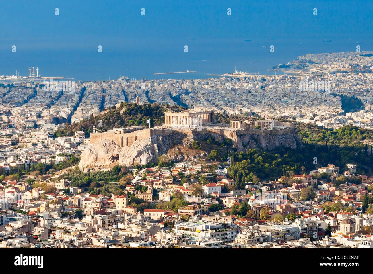 Acropolis aerial hi-res stock photography and images - Alamy